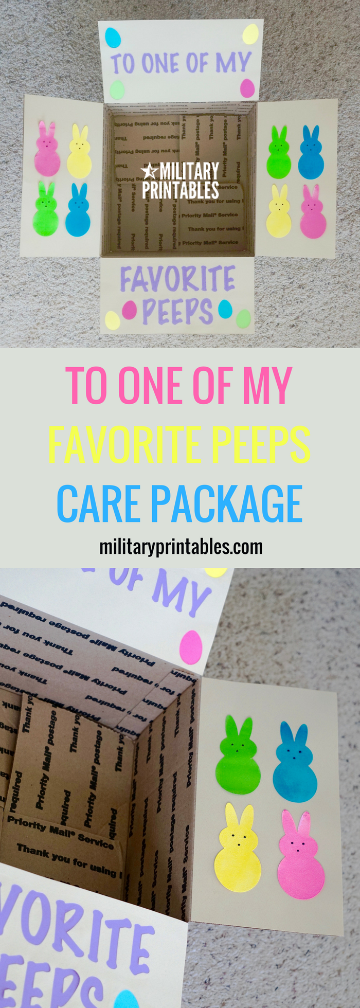 Pinterest - one of my favorite peeps Care Package (1) - Military Printables